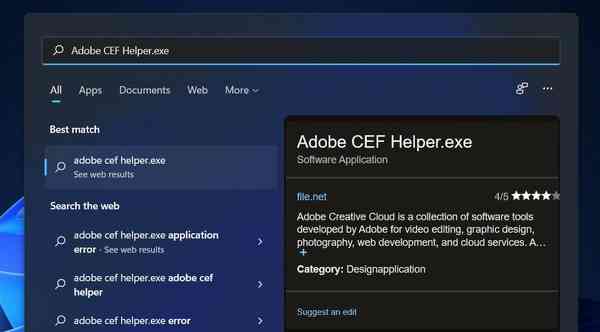 修复：Adobe CEF Helper.exe 导致 Windows 11 中的 CPU 过高_科技分享_晓说杂谈